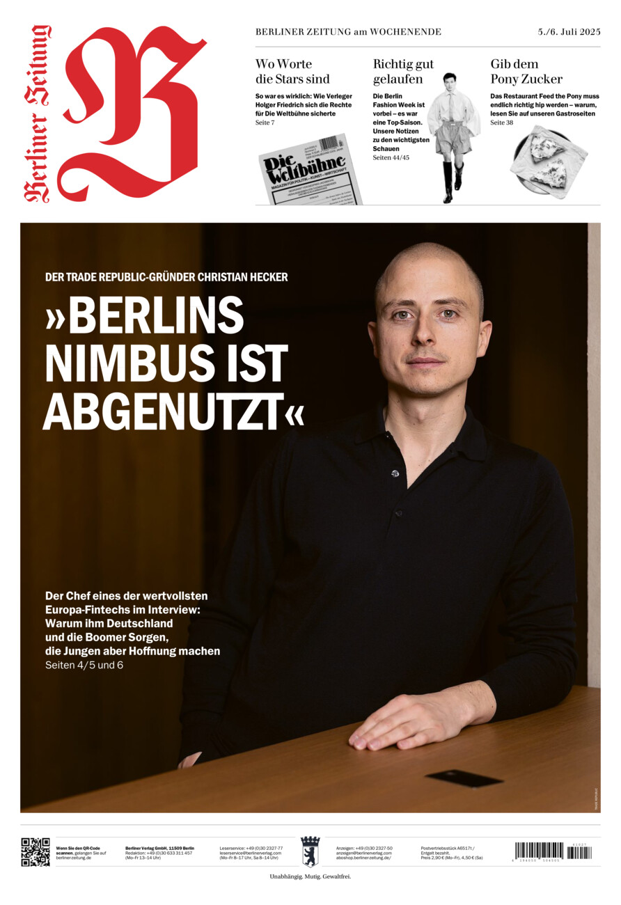 Berliner Zeitung vom Samstag, 05.07.2025 | BLZ ePaper